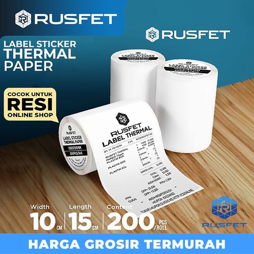 Jual Sticker Label Thermal Paper A6 100x150mm 10x15cm Stiker Barcode ...
