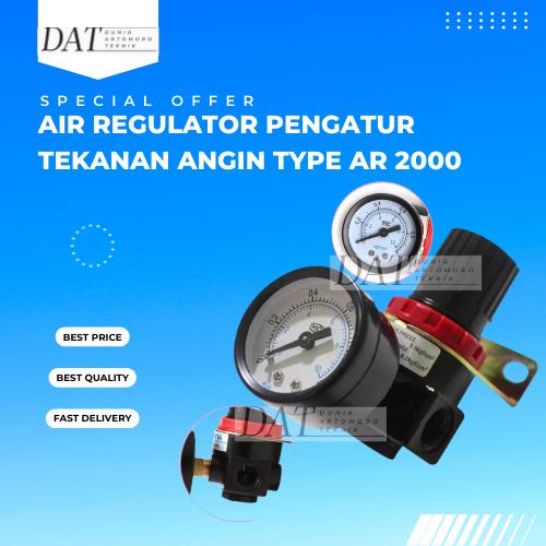 Jual Pneumatic Air Regulator Pengatur Tekanan Angin Type AR 2000 ...