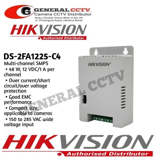 Jual Power Supply Hikvision DS-2FA1225-C4 4 CHANNEL 1A PER CHANNEL 12V 30W - Jakarta Barat ...