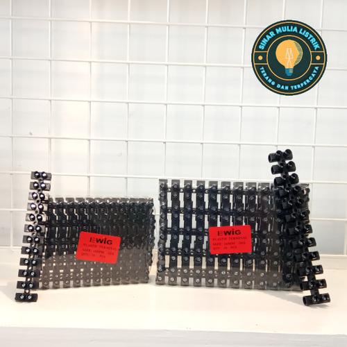 Jual Terminal Block Krustin 16mm dan 10mm / sambungan kabel hitam ...