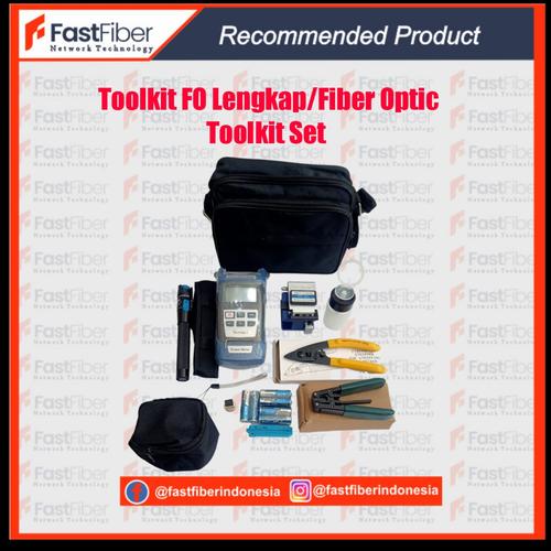 Jual FTTH Tool Kit SET Lengkap OPM VFL Cleaver FO Fiber Optik Toolkit ...