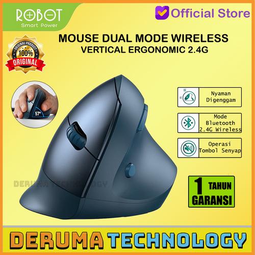 Jual ROBOT Guru Master 1 Mouse Dual Mode Wireless Vertical Ergonomic 2 ...