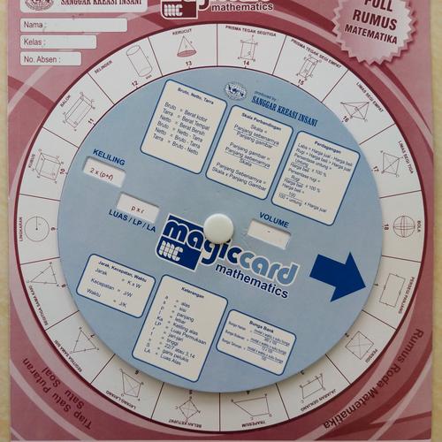 Jual Magic Card Full Rumus Matematika - Kab. Tasikmalaya - Sukses ...