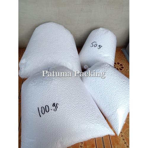 Jual Styrofoam Butiran • Styrofoam Bulir • Bola Salju Gabus kecil BEAN - 50gr - Kota Surakarta ...