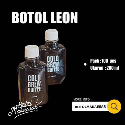 Jual BOTOL PlASTIK LEON (KEMASAN 200 ML SET TUTUP) - Kota Makassar ...