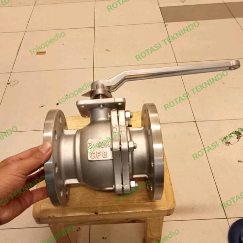 Jual Ball valve Stainless SS304 JIS 10K Flange 6" inch / DN 150 - Jakarta Barat - ROTASI ...