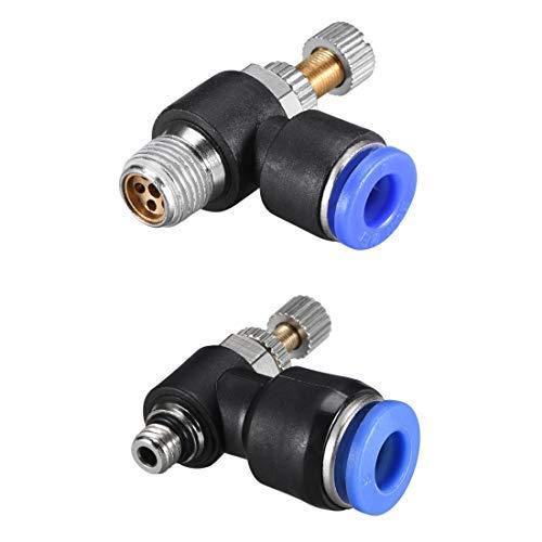 Jual Fitting Pneumatic Type SL 04-02 SPEED CONTROL SELANG 4MM Drat 1/4 ...