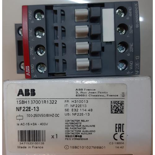 Jual ABB NF22E-13 1SBH137001R1322 Contactor Relay 2NO+2NC - Jakarta Barat - Kevin Electrical ...