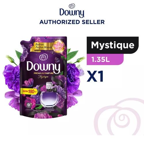 Jual DOWNY Pewangi Pelembut Pakaian Mystique Hitam Refill 1.35L ...