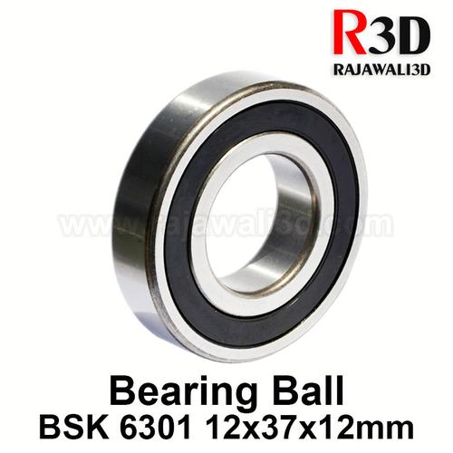 Jual Ball Bearing BSK 6301RS 6301 Rs 12x37x12mm OD 37mm ID 12mm - Kab ...