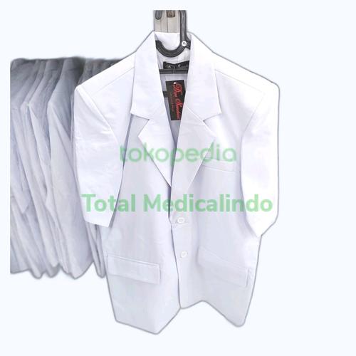 Jual Jas Dokter Pria Merk Dua Saudara - Lengan Pendek, M - Kota ...