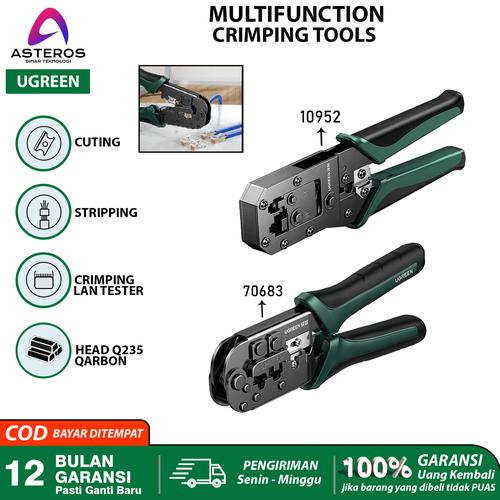 Jual Tang Crimping Tool LAN Network 6P 8P RJ45 UGREEN Tang Potong Kabel ...