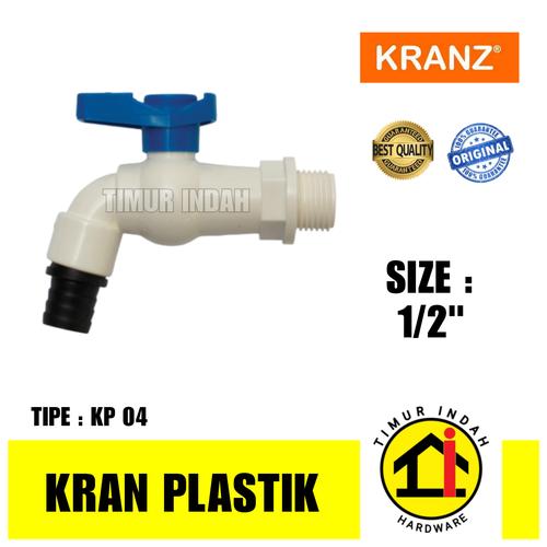 Jual Kran plastik / Kran PVC KRANZ - KP 04 - 1/2 inch - Kota Surabaya ...