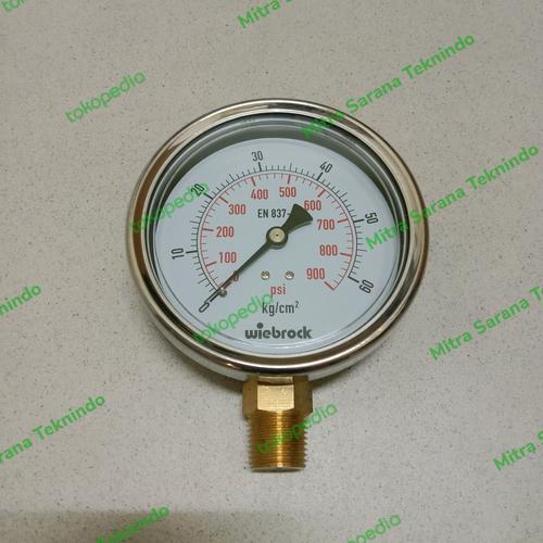 Jual Pressure / Presure Gauge Raket Stainless 4 inch 60 bar 900 psi - Jakarta Barat - Mitra ...