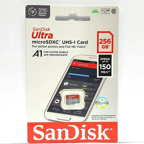 Jual SANDISK MICRO SD 256 GB 100 MBPS A1 CLASS 10 / MICRO SD 256GB 100 MB/S - 150MB - Jakarta ...