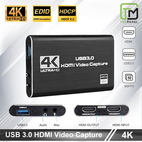 Jual HDMI Video Capture Card Adapter USB 3.0 4K for Video Streaming ...