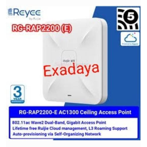 Jual Paket : Ruijie Reyee RG-RAP2200(E) + RG-E-120(GE) POE Access Point ...