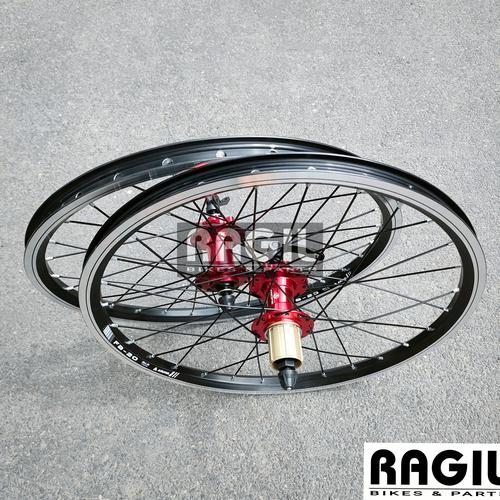Jual WHEELSET SEPEDA 20 ARAYA DOUBLE WALL ALLOY VELG FB20 HUB FREEHUB ...