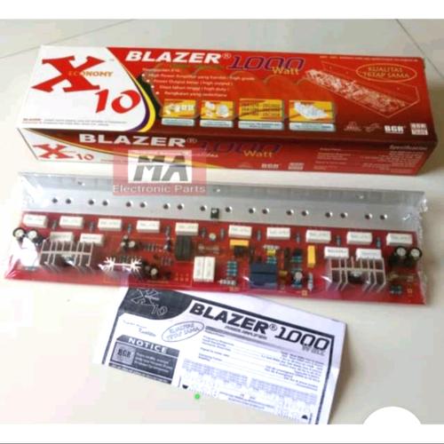 Jual kit power amplifier mono 1000 watt blazer X10 economy BELL - Kota ...
