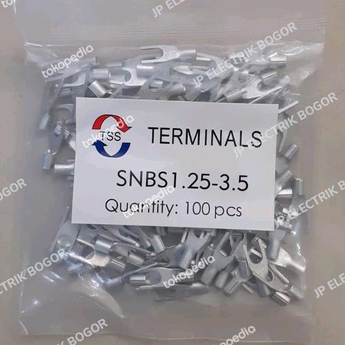 Jual Kabel Skun Y 1.5mm M3.5 Polos / Skun Garpu SNBS 1.25 - 3.5 Polos ...