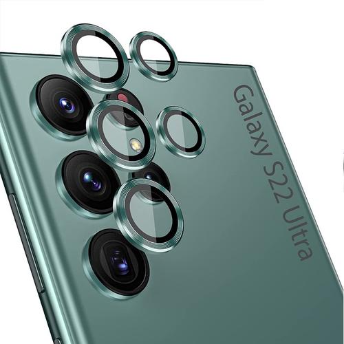 Jual SAMSUNG S22 ULTRA RING METAL LENS CAMERA PELINDUNG KAMERA - GREEN ...
