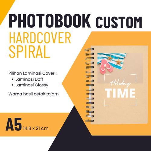 Jual [A5] Cetak Photobook Spiral Photobook Hardcover Spiral Yearbook ...