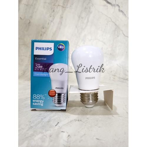 Jual Led Philips Essential 3W / Philips Essential LED Bulb 3W - Putih ...