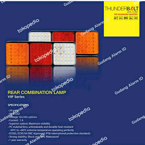 Jual LAMPU KOMBINASI UNTUK LV, MOBIL TAMBANG THUNDERBOLT, LED SUPER ...