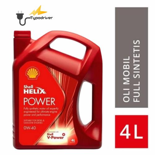 Jual Shell Helix Powert 0W/40 4L (Galon) Original Verified - Kota ...
