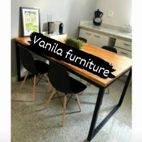 Jual meja kantor/meja kerja/meja kayu diskusi kayu mahoni kayu besi ...