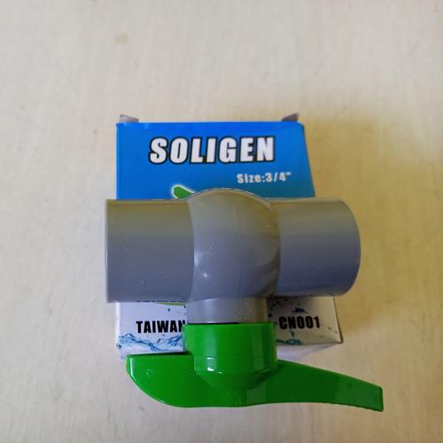 Jual ball Valve PVC 3/4 polos ( SOLIGEN ) cn001 - Jakarta Pusat ...