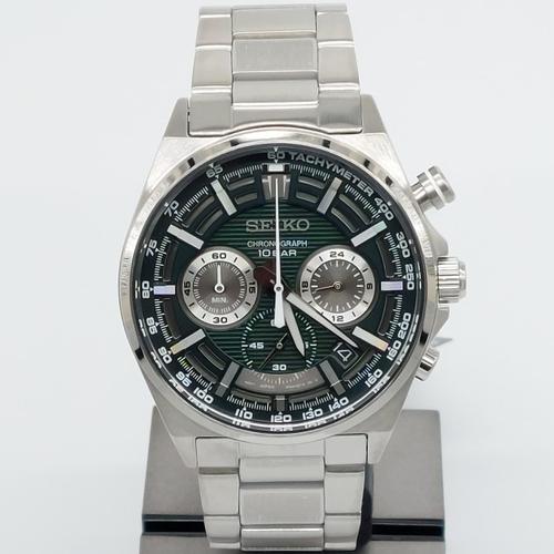 Jual Jam Tangan Seiko SSB405P1 Chronograph WR100M Green Dial Ssb405 ...
