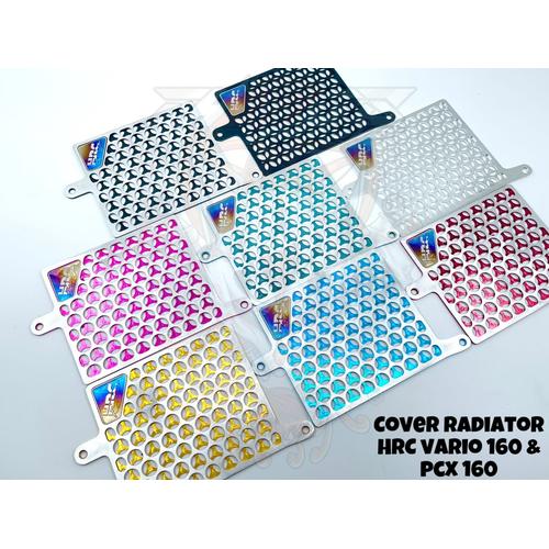 Jual COVER RADIATOR VARIO 160 PCX 160 ADV 160 EMBLEM TITANIUM HRC ...
