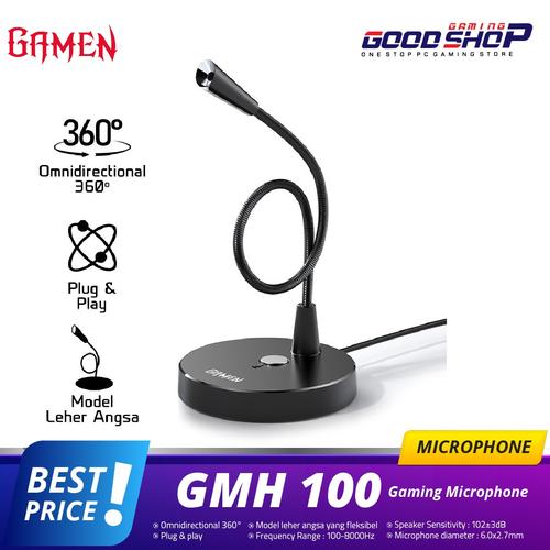 Jual Gamen GMH100 - Gaming Microphone RGB Lightning - Jakarta Pusat ... Jual Gamen GMH100 - Gaming Microphone RGB Lightning - Jakarta Pusat ...
