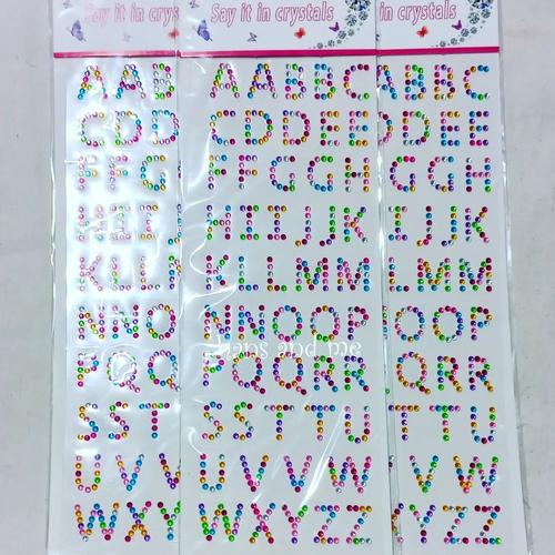 Jual Sticker Stiker Payet Manik Huruf - Jakarta Barat - Hans and Me ...
