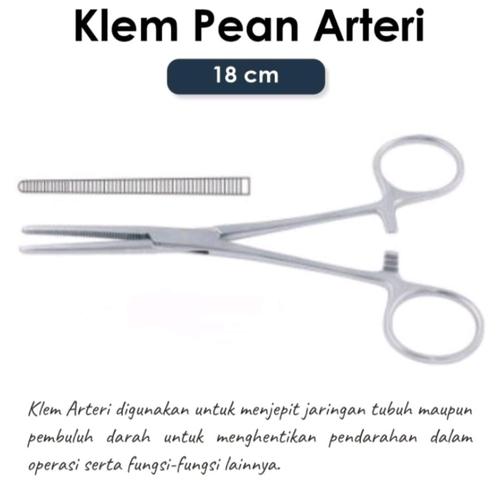 Jual Klem Arteri Pean Lurus 16cm & 18cm - 18 Cm - Jakarta Barat - SOS ...