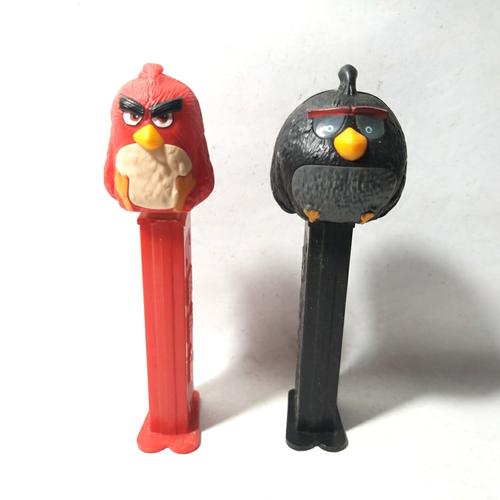Jual Pez Red Black Angry Birds Bird Bomb Merah Candy Dispenser Vintage ...