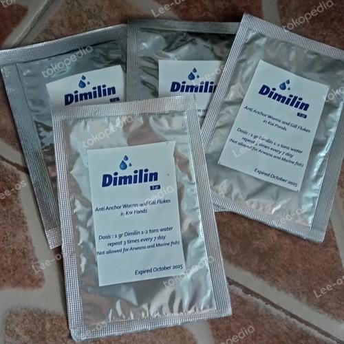 Jual DIMILIN DEMILIN OBAT KUTU JAMUR IKAN KOI IKAN HIAS 5gr (SILVER ...