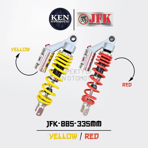 Jual ShockBreaker Tabung JFK Racing 335mm Vario 125 | Red & Yellow ...
