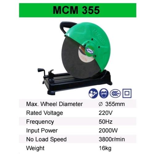 Jual MORRIS MCM355 Mesin Potong Besi 14" Chap Saw Cut Off Machine MCM ...