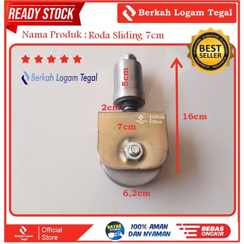Jual Roda Pagar Besi Super 7 cm Sistem Roda Pagar Sliding - Kab. Tegal ...