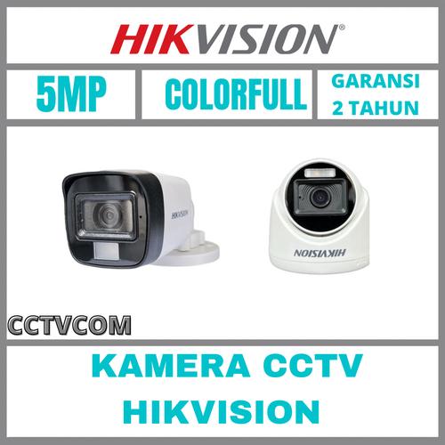 Promo KAMERA CCTV HIKVISION 5MP COLORFULL SIANG MALAM BERWARNA ...