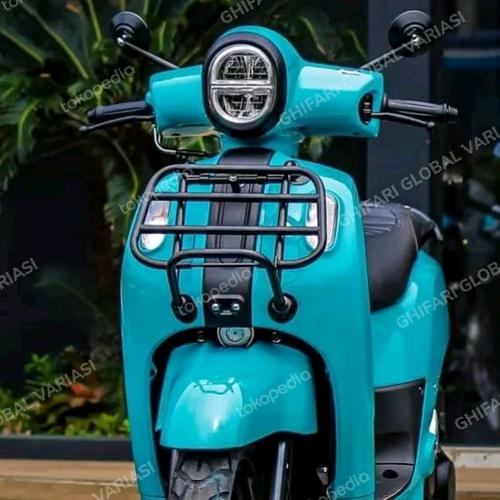 Jual frontrack fazzio / front rack rak depan Yamaha fazzio - chrome ...