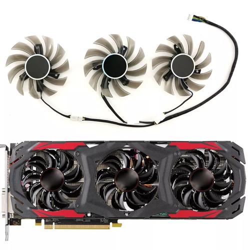 Jual Fan Vga powercolor rx 570 Red devil Replecment DIY 75mm 4pin ...