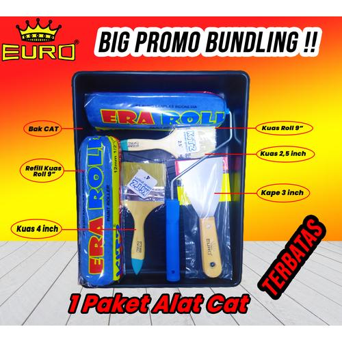 Jual Paket alat cat Kuas roll refill kuas roll bak cat kape dan kuas ...