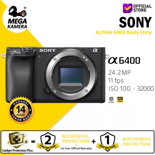 Promo Sony Alpha a6400 / 6400 Mirrorless Camera Body Only - Garansi Resmi - A6400 BO Cicil 0% 3x ...