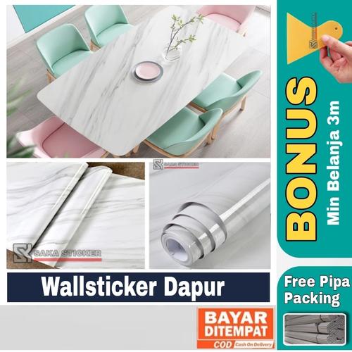 Jual Stiker Dapur Anti Panas Anti Air Minyak Sticker Dinding Meja ...