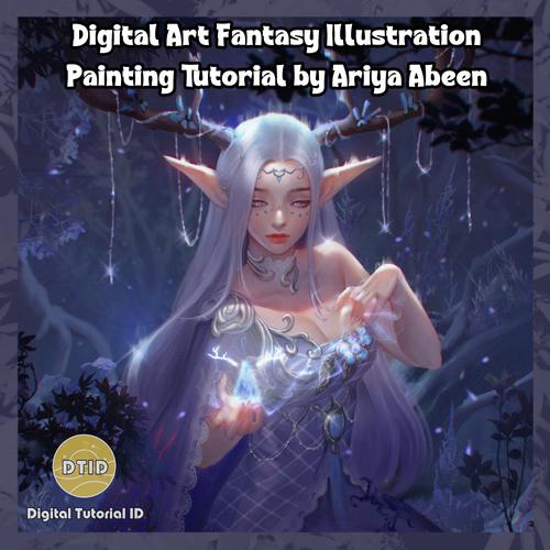 Jual Fantasy illustration step by step tutorial by Ariya Abeen - Kota ...