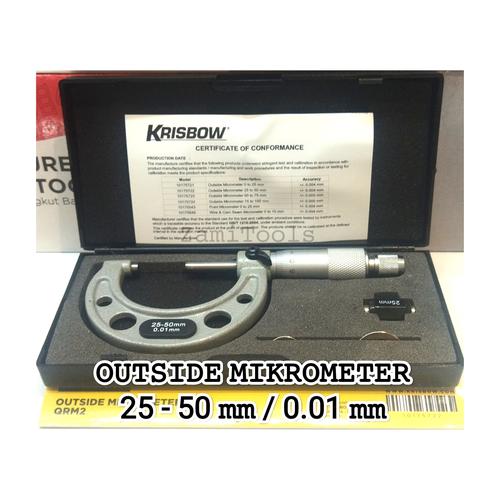 Jual Alat Ukur Outside Mikrometer 25-50 mm Krisbow - Kab. Bekasi - Zami ...
