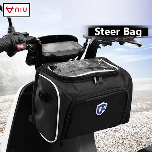 Jual Tas Bagasi Touch Screen Stang Motor Sepeda Plus Cover Anti Hujan ...